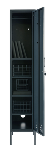 The Skinny in Slate • School Lockers • Slate Grey School Locker ...