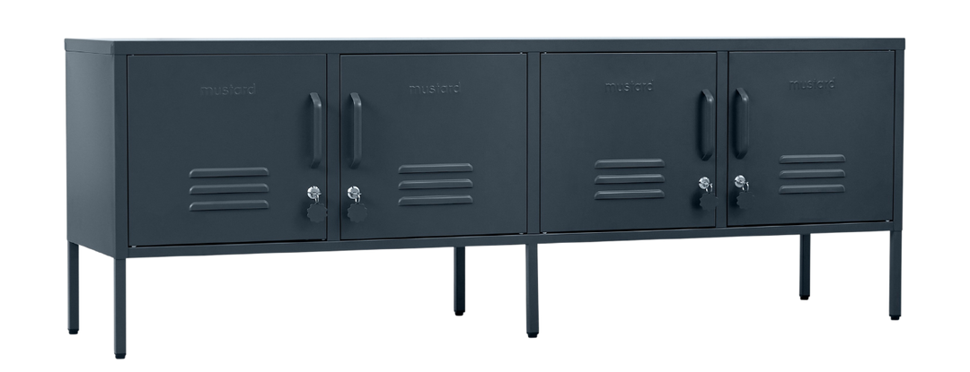 The Standard in Slate • Grey TV Unit • Mustard Made – Mustard Made UK