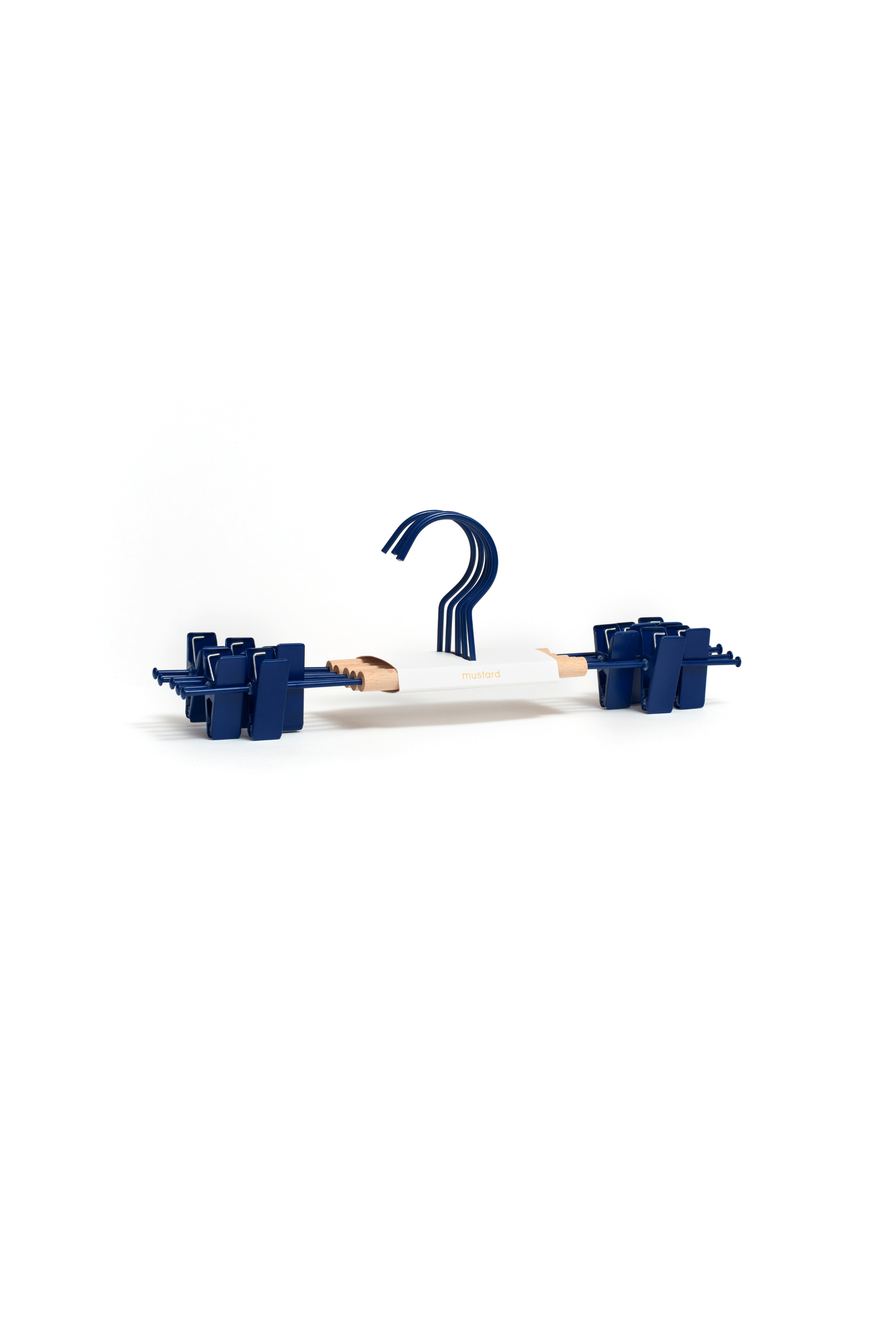 Hangers in Navy Blue - adult metal clip hangers